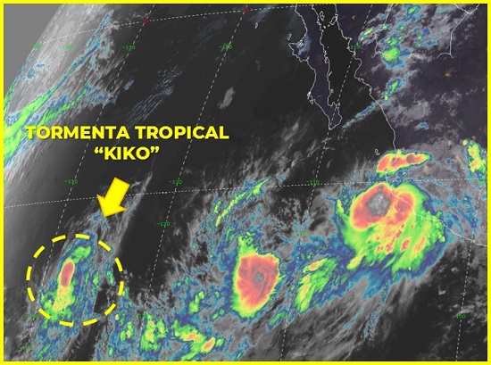 Hay tres ciclones activos en el Pacífico | Son Playas